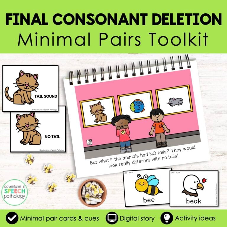 Minimal Pairs Therapy: Tools, Resources & Materials for SLPs