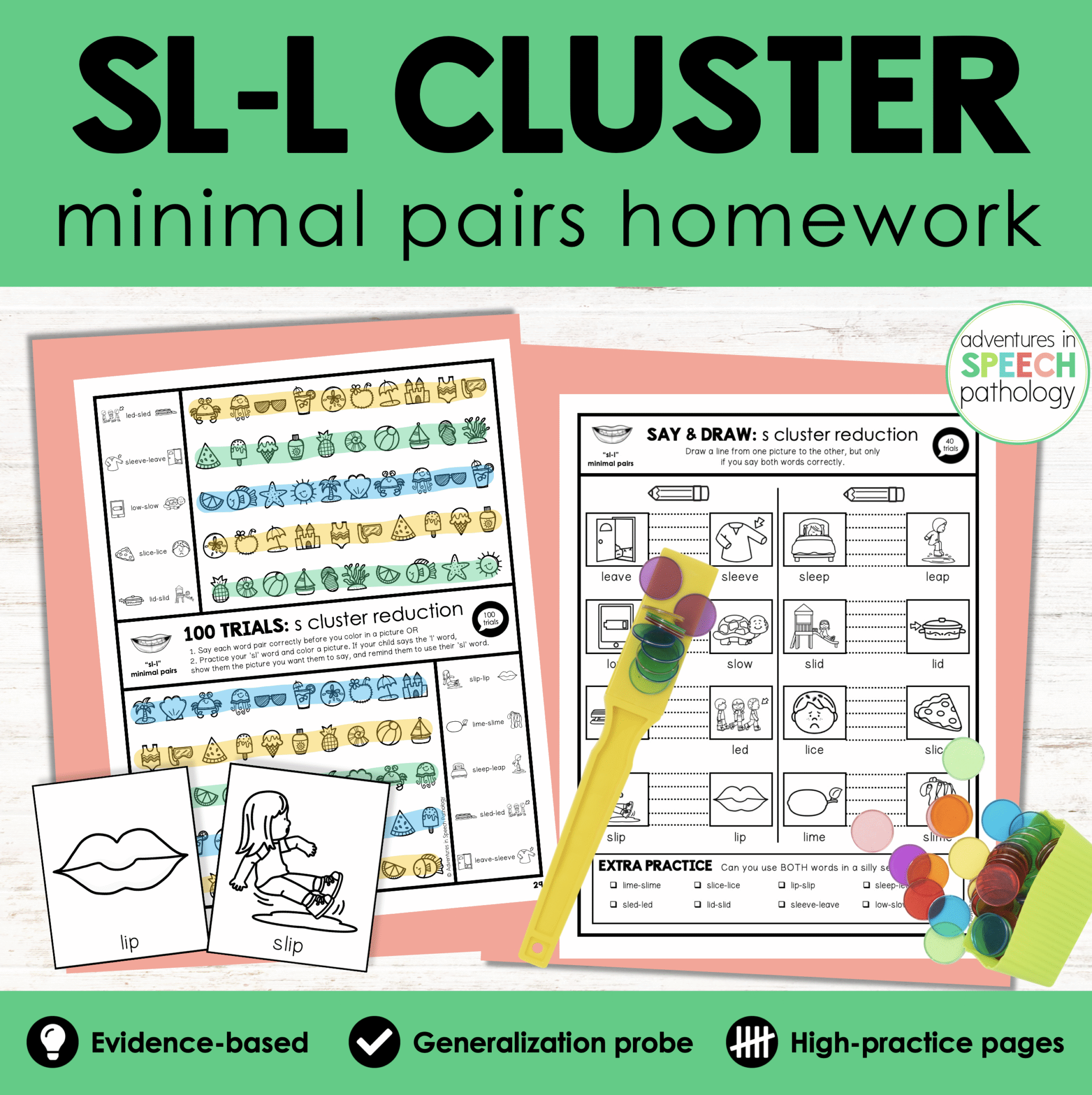 S Blend Cluster Reduction Homework: Minimal Pairs