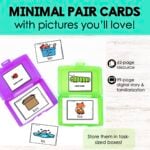 Stopping Minimal Pairs Cards & Therapy Toolkit