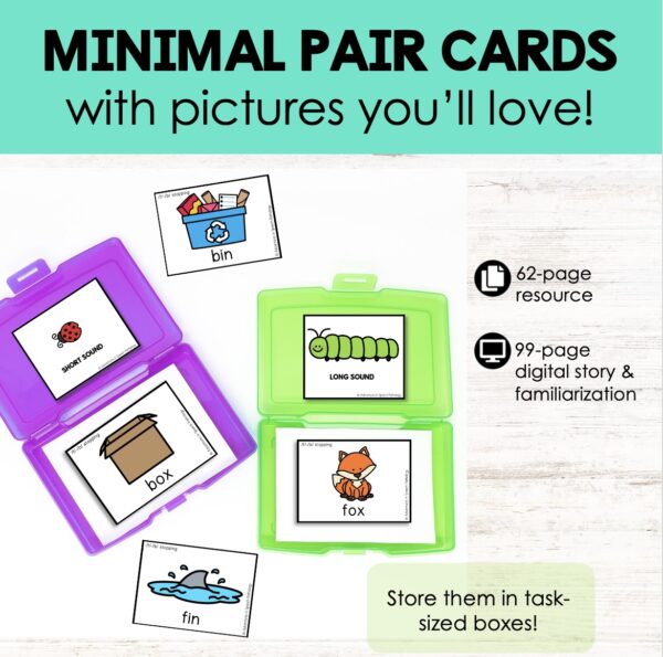 Stopping Minimal Pairs Cards & Therapy Toolkit