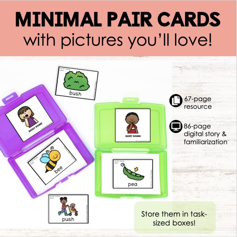 Voicing Minimal Pairs Cards & Toolkit
