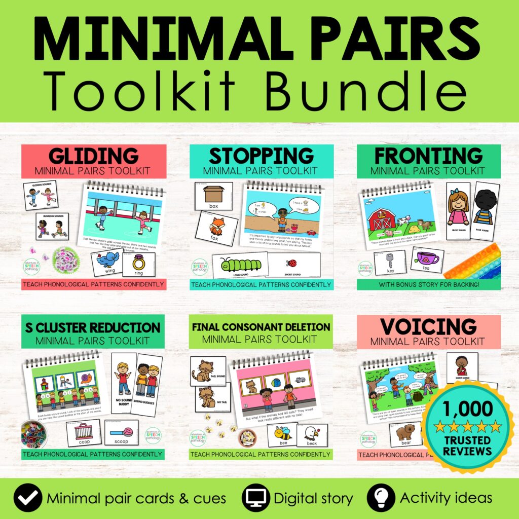 Minimal Pairs Therapy: Tools, Resources & Materials for SLPs