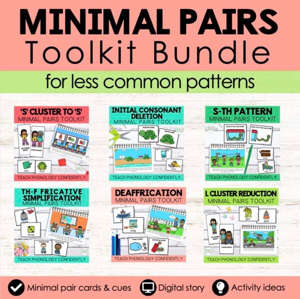 Minimal Pairs Therapy: Tools, Resources & Materials for SLPs