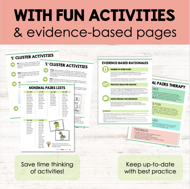 Minimal Pairs Therapy Toolkit for Phonological Patterns