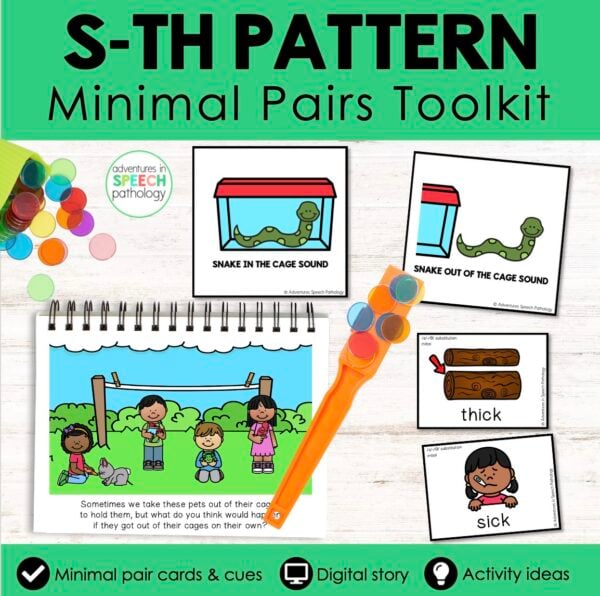 S-Th Minimal Pairs Speech Therapy Toolkit