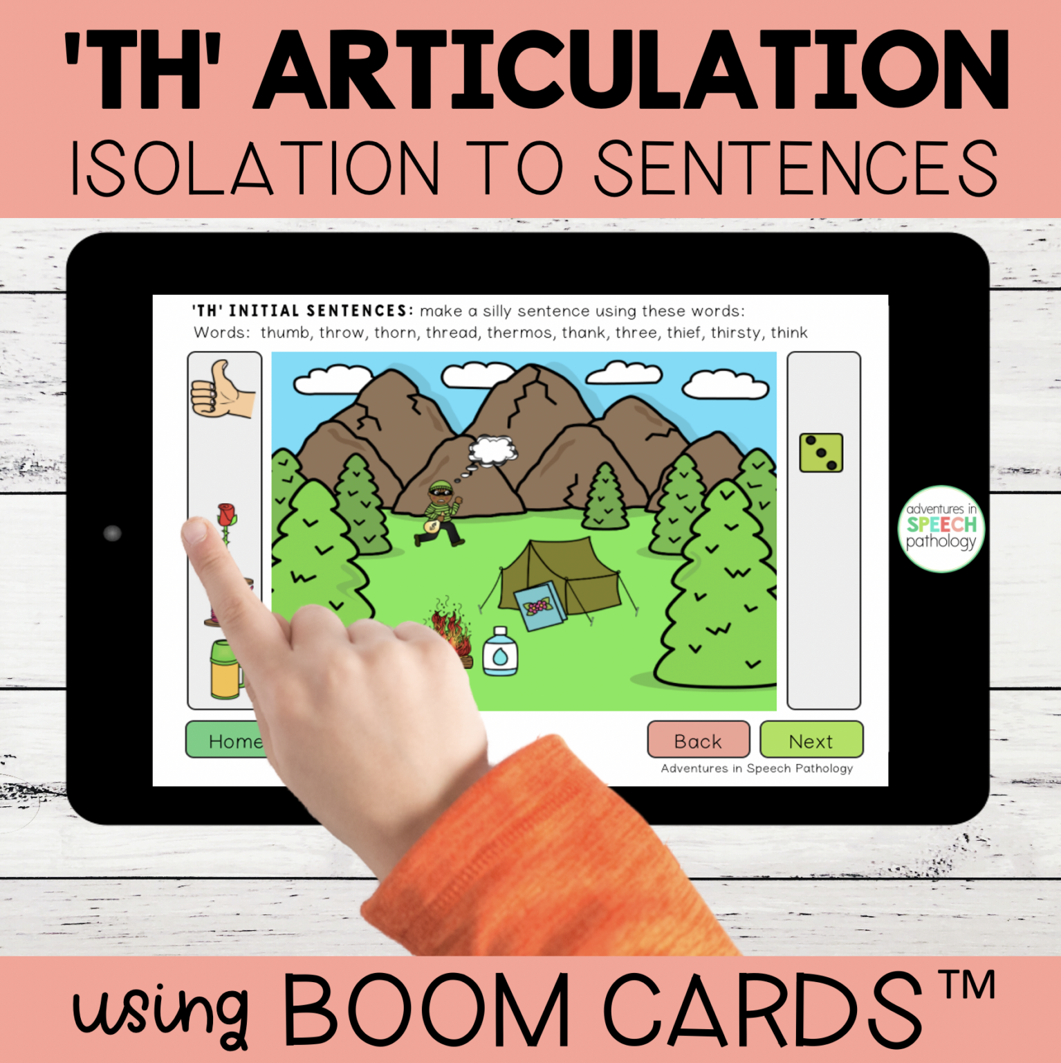 Therapy Boom Cards for Speech Pathology