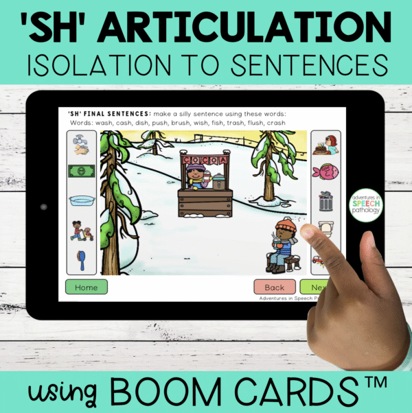 Sh Articulation Boom Cards™ | Fun Therapy Tools