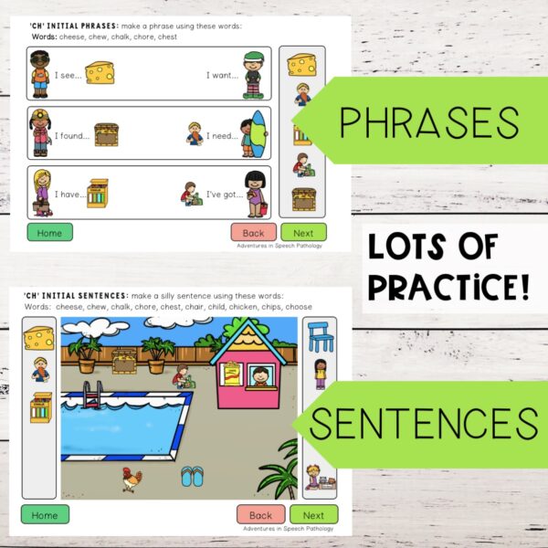 Ch Articulation Boom Cards™ | Engage in Therapy Fun!