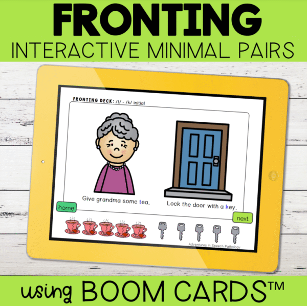 Therapy Boom Cards for Speech Pathology
