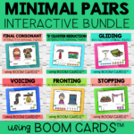 Engaging Minimal Pair Boom Cards Bundle for Therapy
