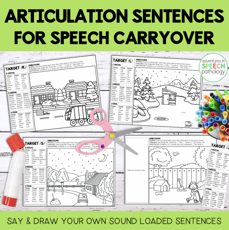 Speech Carryover: Articulation Therapy Tools