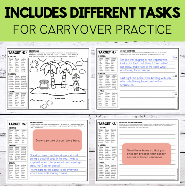 Speech Carryover: Articulation Therapy Tools
