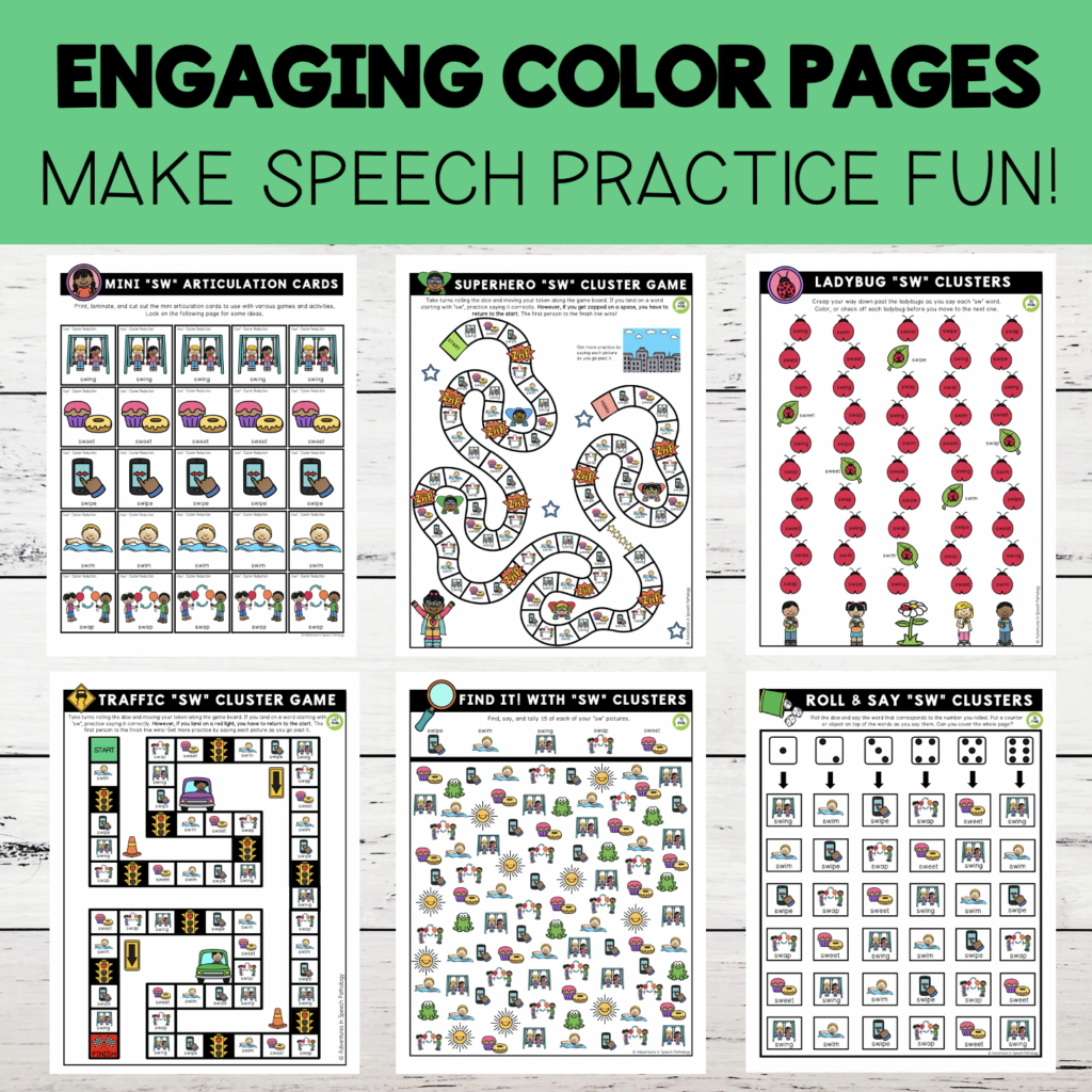 Sw Cluster Reduction for Cycles Approach - Adventures in Speech Pathology