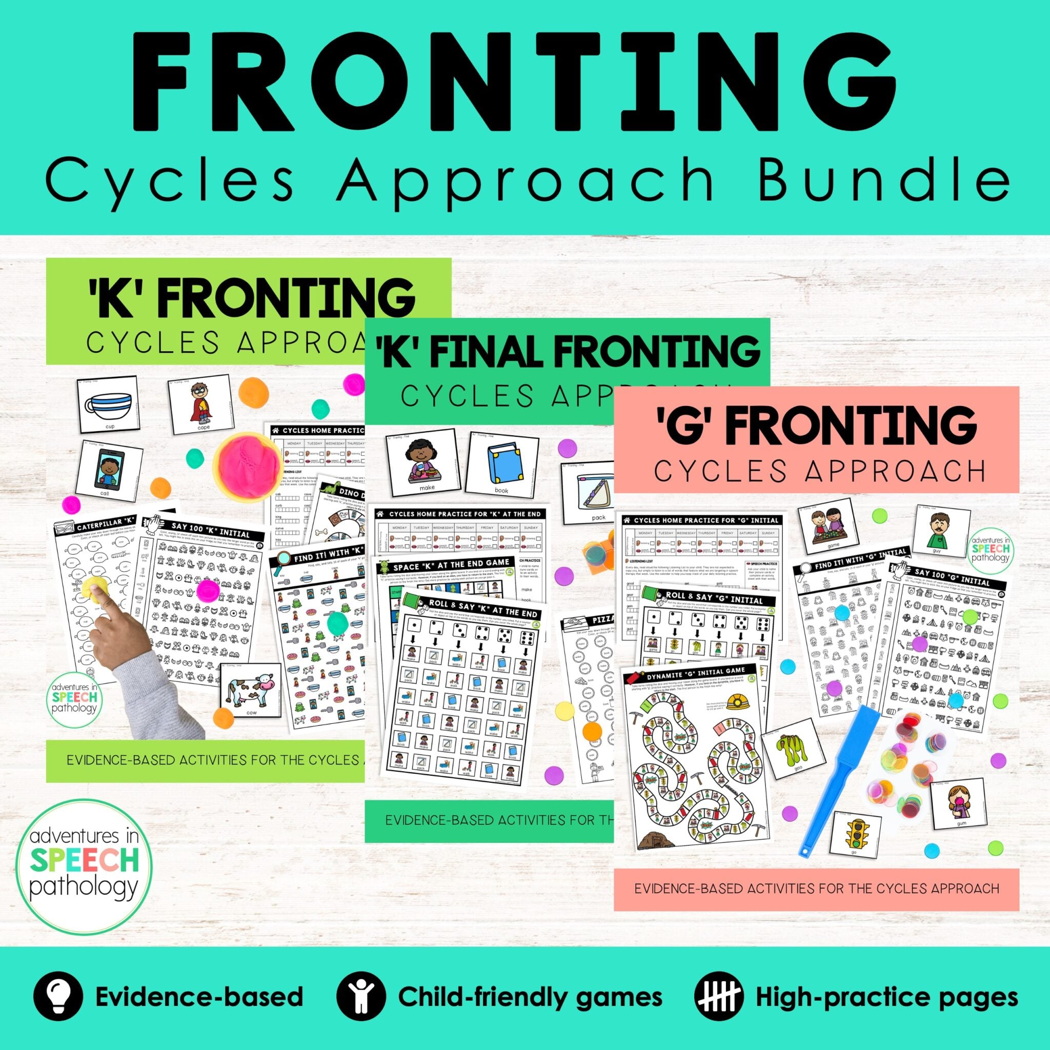Cycles Approach Fronting Bundle: Therapy Activities