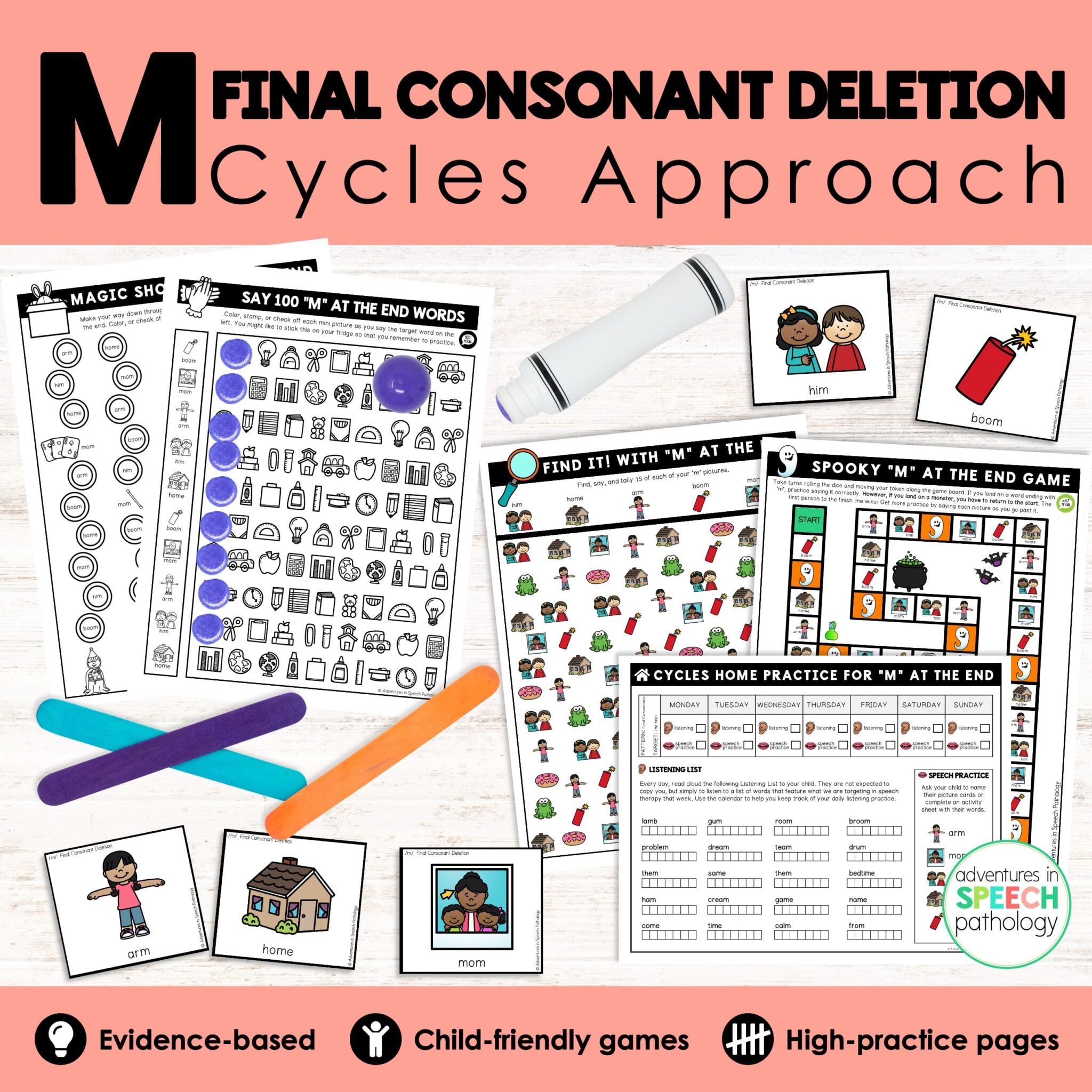 Therapy Tools for Final Consonant Deletion