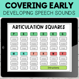 Articulation Boom Cards™: Early Sounds for Therapists