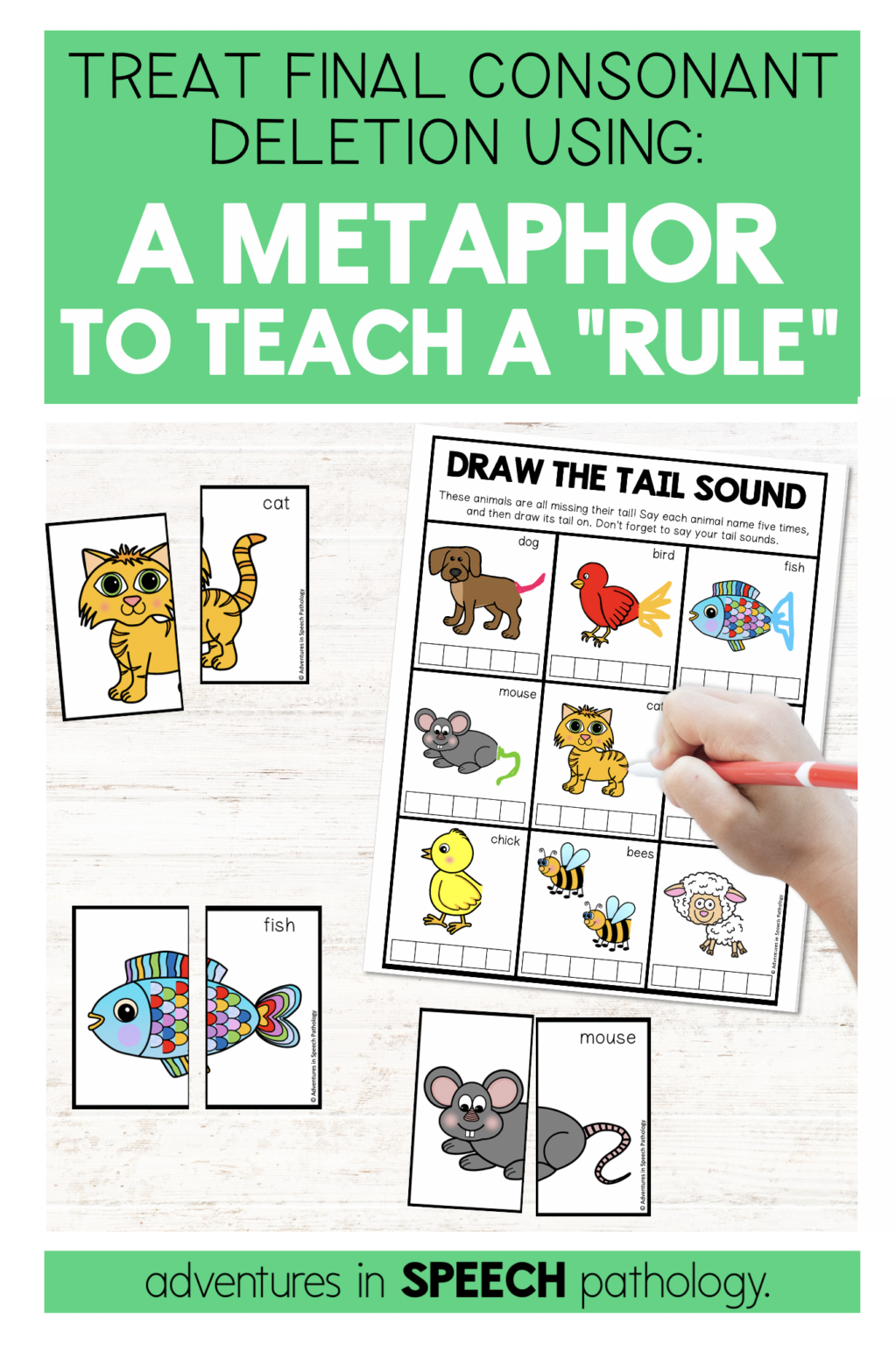 Child Speech: Teaching Final Consonant Deletion