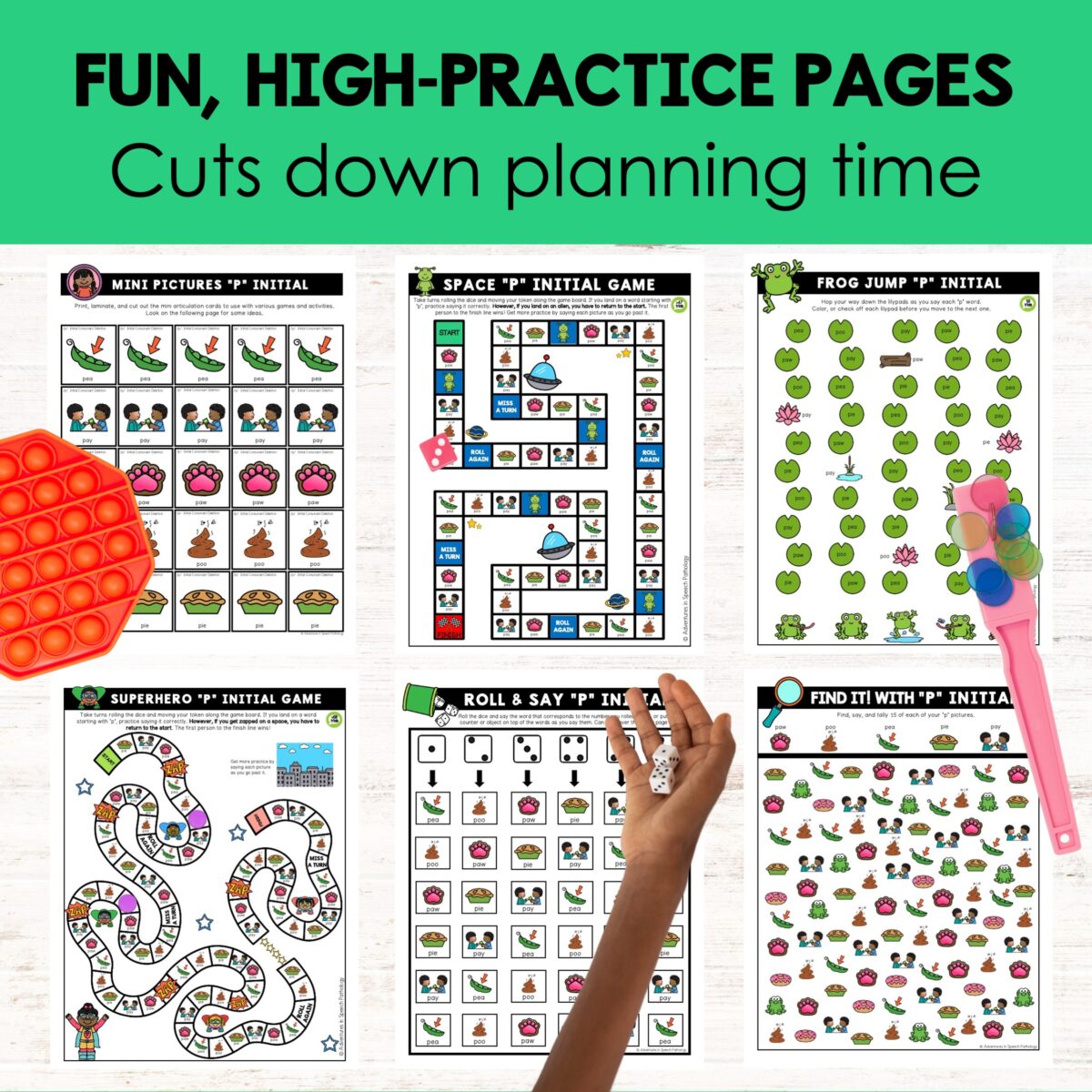 P Initial Consonant Deletion Homework Activities for Cycles Approach ...