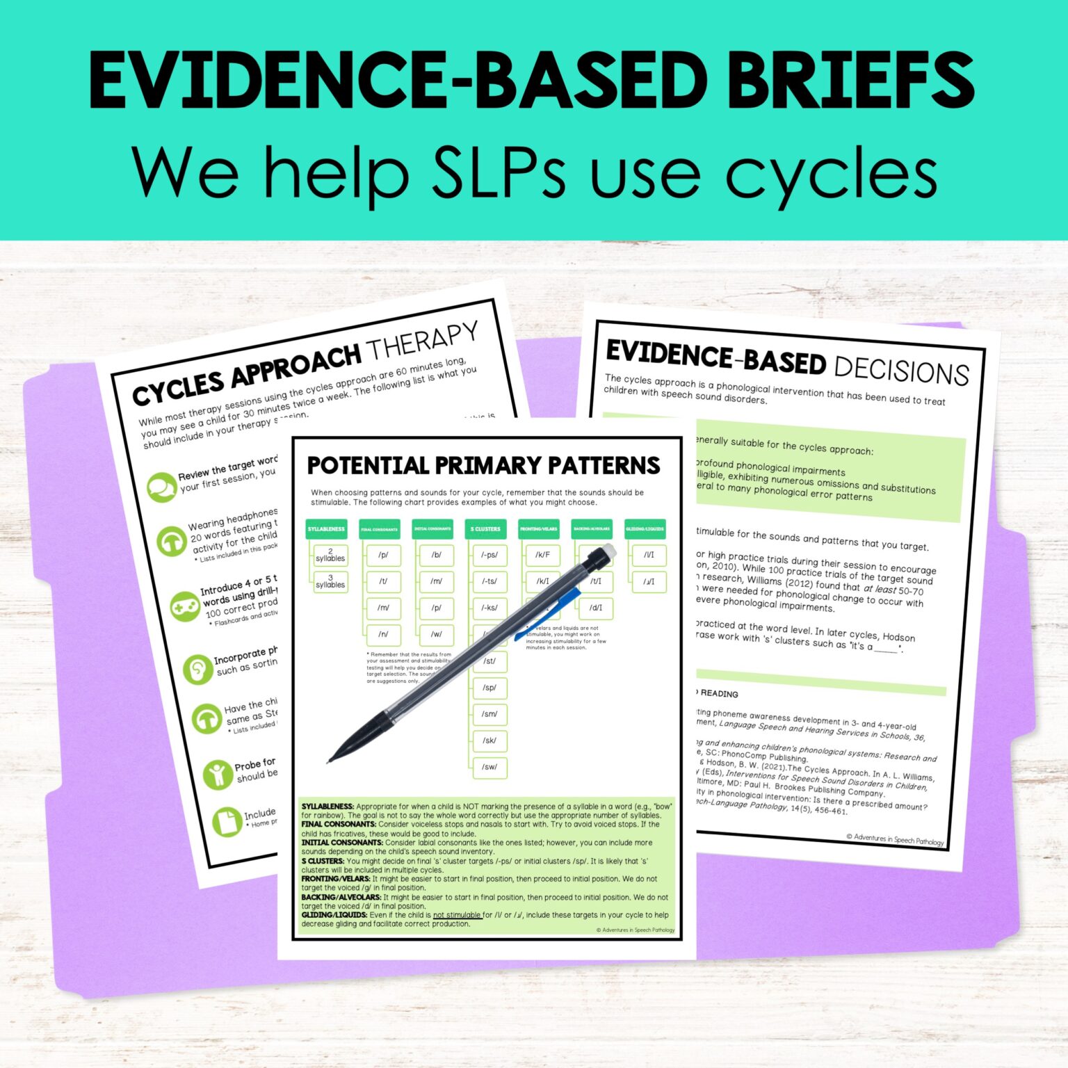 Cycles Approach: V Initial Stridents Therapy Kit