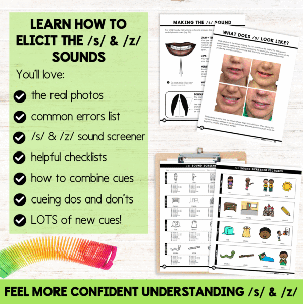 S & Z Sound Therapy Guide for SLPs