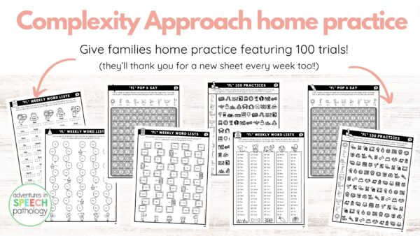 Complexity Approach: Speech Therapy Activities