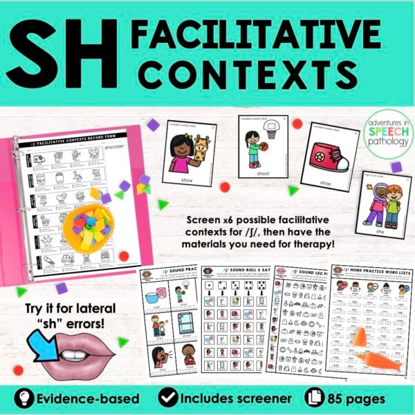 Sh Facilitative Contexts: Speech Therapy Tools