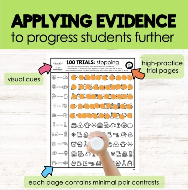 V-B Stopping Minimal Pairs Homework Therapy Tools