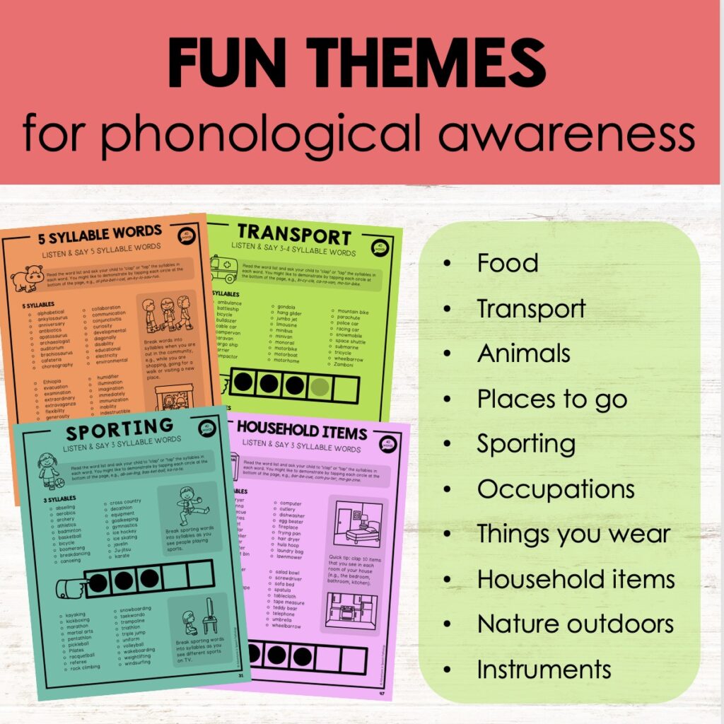 Polysyllabic Word Lists for Speech Therapy - Adventures in Speech Pathology