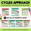 Cycles Approach: Complete Homework Activities Bundle for Speech Therapy ...