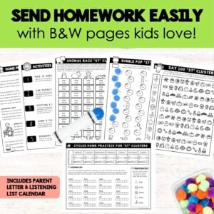 Cycles Approach: Complete Homework Activities Bundle for Speech Therapy ...