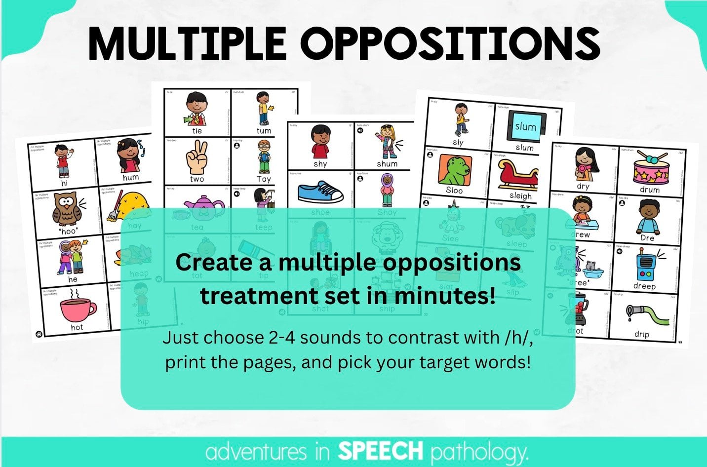 Multiple Oppositions Therapy for "h" Sound Help