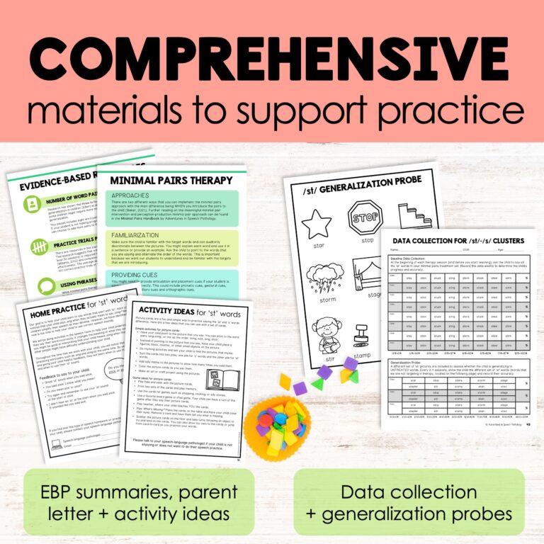 S Blend Cluster Reduction to 's' Minimal Pairs Homework – BUNDLE ...